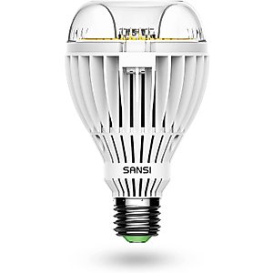 SANSI 350W Equivalent A21 LED Light Bulbs, 5500 Lumens 5000K Daylight Light Bulbs, Non-Dimmable E26 Bulb w/Ceramic Technology, 22.5 Years Lifetime, 36W Power Energy Saving LED Bulb for Home Workspace