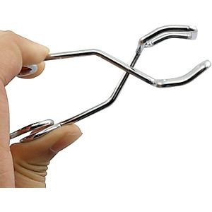 MEETOOT 4pcs Steel Wire Test Tube Clamp 145mm Fit for 5-40mm Tube for Laboratory Experiment Testing Holder Tool