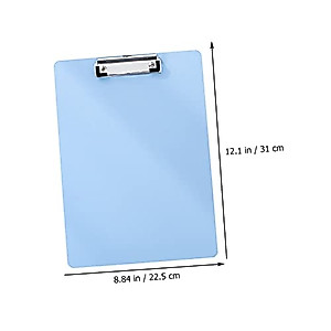 Tofficu 10 Pcs Writing pad exam Paper Clips Pencil Sketch Hand Support Plastic folders Paper folders Paper File Organizer Magnetic Suction Clipboard Pencil Sketch Clipboard Clip Boards a4