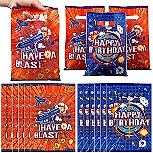 Pajean 100 Pcs Wars Favor Bags Party Bags Wars Goody Treat Bags Dart War Goodies Candy Bags for Dart War Birthday Party Baby Shower Supplies