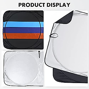 Car Windshield BMW Sunshade Cover Inner Sun Shade Sun Visor UV Protection, Black Foldable No Reflected Glare, Sunshade for Car SUV 4-Series 5-Series 7-Series X1 X3 X4 X5 X6 I8