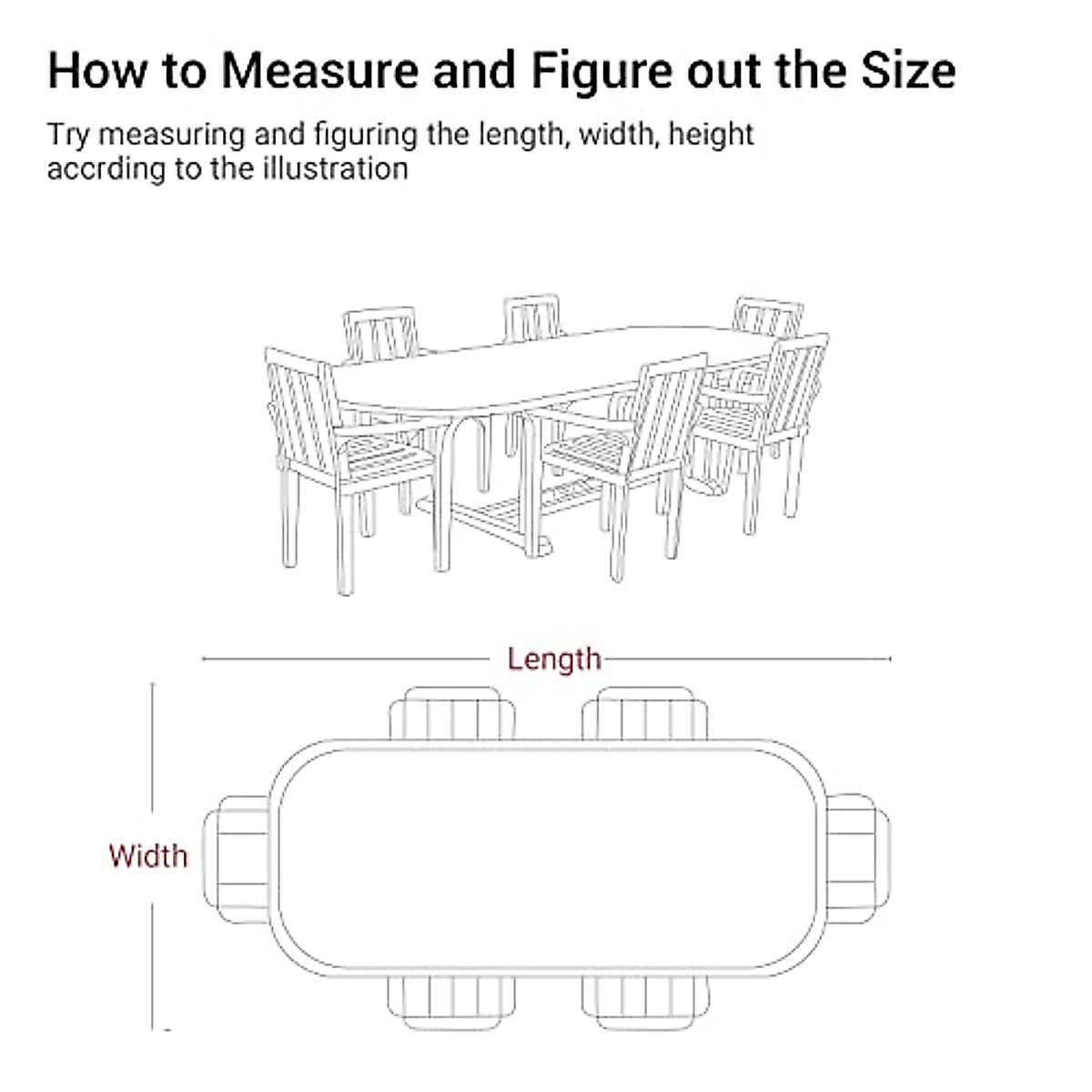 Patio Furniture Set Cover Waterproof, 600D Heavy Duty Lawn Patio Furniture Covers, U-COMSO Outdoor Sectional Sofa Cover Patio Table Chair Set Cover, 90 ''W x 62'' D x 28'' H, Beige & Orange