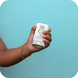 Sun Bum Baby SPF 50 Sunscreen Stick, Mineral Roll-On UVA/UVB Face and Body Protection for Sensitive Skin, Fragrance Free, Travel Size, Unscented, 0.45 Oz