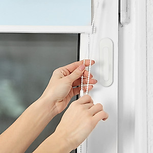 4 Pieces Cord Safety Blind Pull Twister Window Wrap Cleats Blind Holder Curtain Cord Wind Up Baby Child Proofing Window Gate Safety Adhesive Wall Hanging Hooks