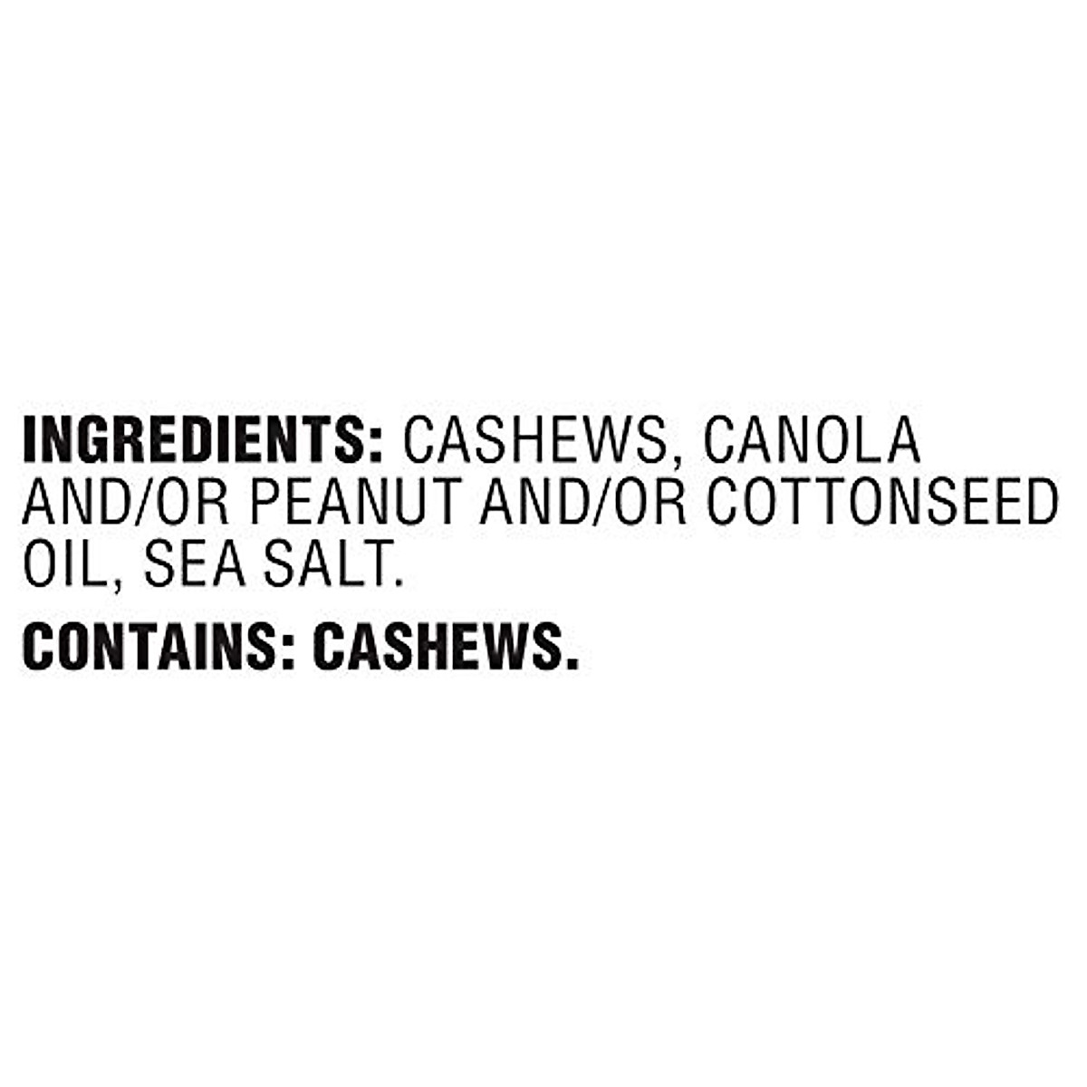 Amazon Brand - Happy Belly Fancy Whole Cashews, Roasted and Sea Salted, 44 ounce (Pack of 1)