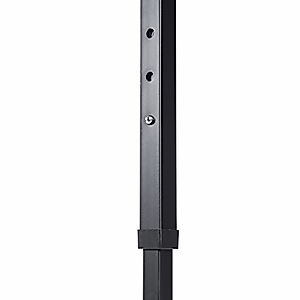 Gator Frameworks Keyboard and Audio Utility Table with Multi Point Adjustability and Built in Leveling Bubble; Min/Max Height - 26"/44" (GFW-UTILITY-TBL), Black