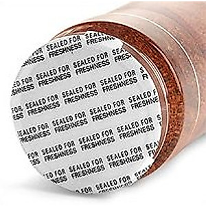 Nakpunar 20 pcs, 8 fl oz Clear Plastic Spice Jars with Black Cap and Sifter Shaker Orifice Disc PET, BPA Free, Made in USA