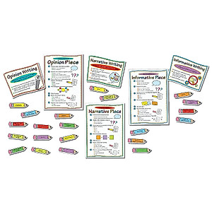 Carson-Dellosa Writing Modes Bulletin Board Set, Grades 1 to 5, Ages 6 to 11