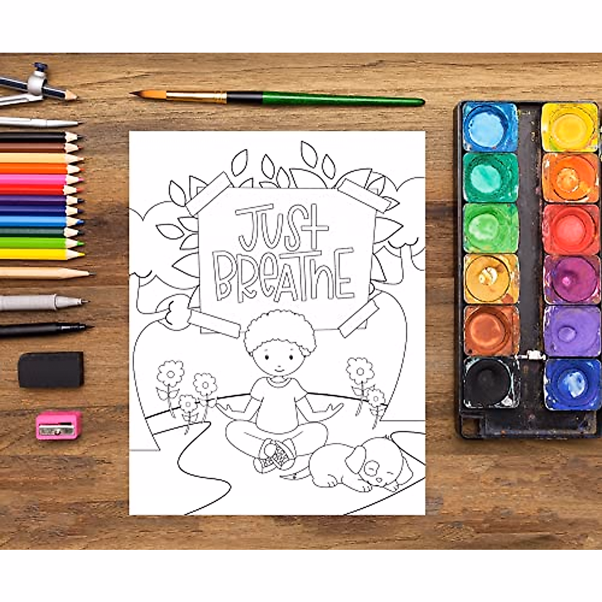The Magically Mindful Me: Mindfulness Coloring Book for Kids