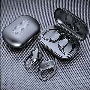 Bluetooth Headset 5.3 Ear Mounted Business HiFi Sound Quality Long Lasting Outdoor Sports Headset Light-Weight Headphones Wireless Earbuds