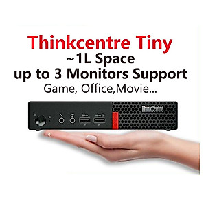 Lenovo ThinkCentre M710q Tiny Desktop Intel i7-6700T Up to 3.60GHz 32GB RAM New 1TB NVMe SSD Built-in AX210 Wi-Fi 6E Bluetooth HDMI Wireless Keyboard and Mouse Windows 10 Pro (Renewed)