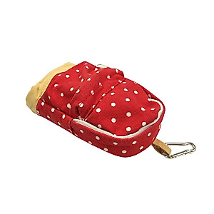 Wrapables® Mini Backpack Pencil Case Pouch, Red