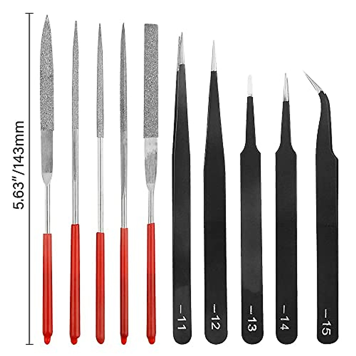 XINMEIWEN 24Pcs Gundam Model Tools Kit Hobby Building Tools Modeler Basic Tools Craft Set for Car Model Building Repairing and Fixing