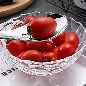 ERCRYSTO Stainless Steel Spoon, Soup Spoon, Coffee Spoon, Desert Spoon, etc. Light Weight and Small Size Especially Suitable for Toddlers, Children, Espresso etc. (2PCS)