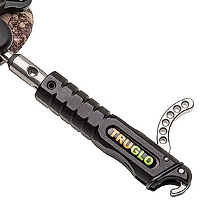 TRUGLO Detonator Ultra Hunting Dual Jaw Archery Bow Quick Release Wrist Strap with Stainless Steel Firing Mechanism and Adjustable Trigger, Camouflage