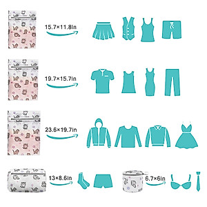 YUNHEGONG 5 Set Mesh Laundry Bags for Delicates + 3 Pcs Bra Washing Bags for Laundry