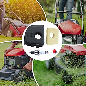 595660 Air Cleaner Cover + 799579 Air Cleaner Foam Filter + 594281 Primer Bulb for 550E-550Ex Series 594281 590581 08P502 08P602 09P602 09P702 (1 Pack)