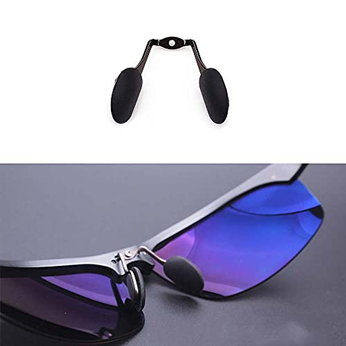 Sunglasses Nose Pads Sunglass Arm Soft Silicone Eyeglass Nosepads Screwdriver Replacement Kit for Glasses Eyeglasses Sunglasses…