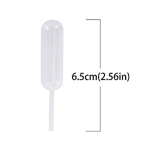 LanMa 150pcs Cupcakes Pipettes 4mL Plastic Pipettes Squeeze Transfer Pipettes for Strawberries Chocolate Ice Cream Mini Dropper