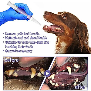 Pets Toothbrush,Pet Oral Repair Gel Pen for Dogs Cat,Pet Oral Repair Gel,Pet Comfy Toothbrush Pen,Tooth Cleaning Pen for Dog Cats Dental Care Fresh Breath,Pet Breath Freshener Gel Care Cleaner
