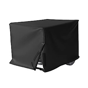 SHINESTAR Generator Cover for 5500-13000 Watt Portable Generators, for Westinghouse, Champion, DuroMax, Generac and More, Heavy Duty Waterproof 600D Polyester, 32 x 24 x 24 Inch, Black