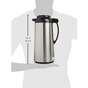 Zojirushi Premium Thermal Carafe, 1.85-Liter, Brushed Stainless Steel