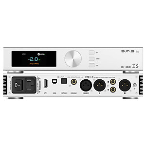 S.M.S.L SMSL D400ES,ES9039MPRO Chip,Bluetooth Hifi Fever MQA Balanced dac Pure Decoder,USB/Optical/Coaxial,OPA1612A (with remote control)