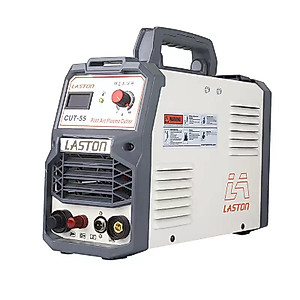 LA LASTON CUT-55 IGBT Plasma Cutter,Dual Voltage 110V/220V （60HZ）Non-Touch Pilot Arc P-60 Torch 1/2'' Clean Cut Max 20MM Plasma Cutting Machine.