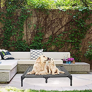 suddus Elevated Dog Beds Waterproof Outdoor, Portable Raised Dog Bed, Dog Bed Off The Floor, Dog Bed Easy Clean Indoor or Outdoor Use, Multiple Sizes