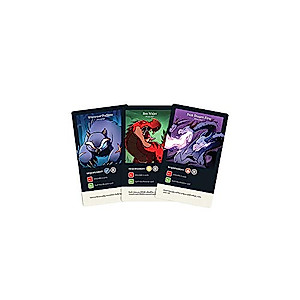 TeeTurtle Here to Slay Base Game - from The Creators of Unstable Unicorns - A Strategic Card Game for Teens and Adults , Black