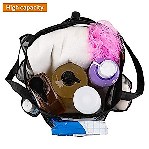 Beach Bag, Toy Tote Bag, Extra Large Mesh Beach Bags Waterproof Sandproof, Pool Bag with Oversized Pockets, Beach Essentials