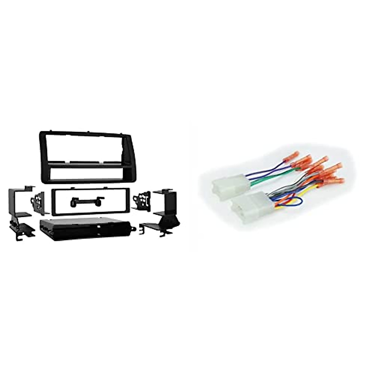 Toyota Corolla 03-08 DIN & Scosche Compatible with Select 1986-20 Toyota, Lexus, Scion and Subaru Vehicles Wire Harness for Aftermarket Stereo Installation