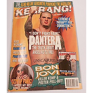 Kerrang! magazine(UK Publication) issue 484 March 5,1994*****8 Page Poster pull out BON JOVI**** (Pantera on cover)[single issue magazine]***WEAR on COVER, CORNERS***UPPER RIGHT FRONT CORNER BENT, NOT BAD***