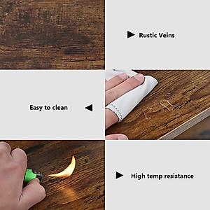 Tribesigns Triple Wide 5-Shelf Bookcase, Etagere Large Open Bookshelf Vintage Industrial Style Shelves Wood and Metal bookcases Furniture for Home & Office, 70 inch