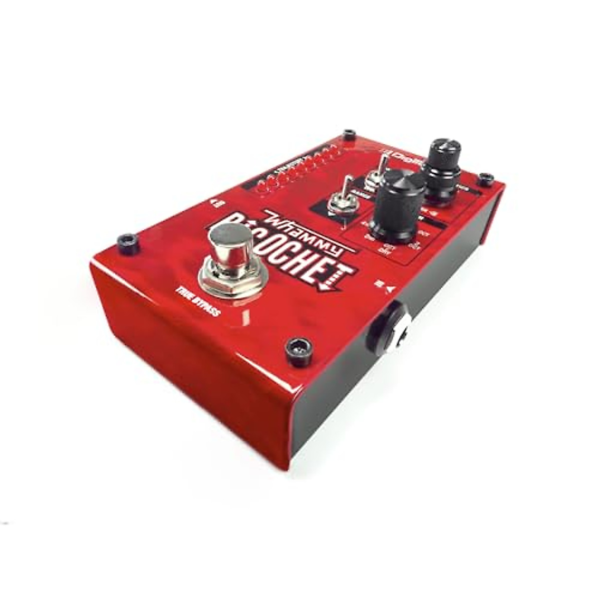 DigiTech Mini Pitch Acoustic Guitar Effect Pedal, Red (Whammy Ricochet)