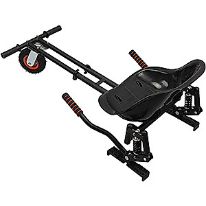 AlveyTech Deluxe Hoverboard Go-Kart Attachment Kit with Large Front Wheel & Suspension