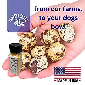 Quailicious Boost - High-Protein Quail Egg Dog Food Topper, Made in USA on Family-Run Farms, Nutrient-Rich, Freeze-Dried Quail Eggs for Dogs, Grain-Free, Digestive Support, Perfect for Picky Eaters