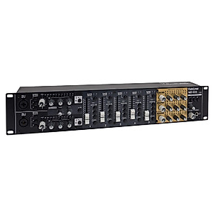 Tascam 7-Channel 3-Zone Rackmount Audio Mixer With Voice Priority (MZ-223)