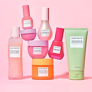 Glow Recipe Papaya Enzyme Cleansing Balm Makeup Remover - Gentle Exfoliator, Makeup Melting Balm & Face Cleanser for Women - Exfoliating Face Wash to Even Skin Tone & Lock-in Facial Hydration (3.38oz)