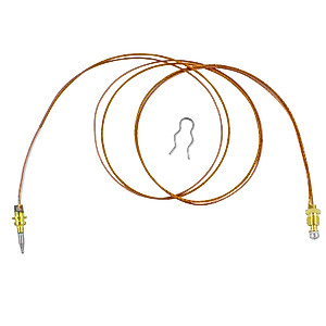 MENSI 110186-01 Thermocouple 33 Inches Wire Clip Mounted Desa Comfort Glow Vanguard line of Blue Flame Unvented Vent-Free Gas heaters Thermo Coupler Sensor