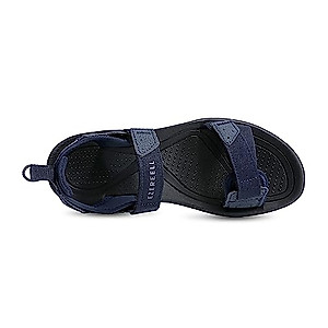 EZEREELL Men's Hiking Sandals, Comfortable Sport Walking Sandals Navy Blue 7