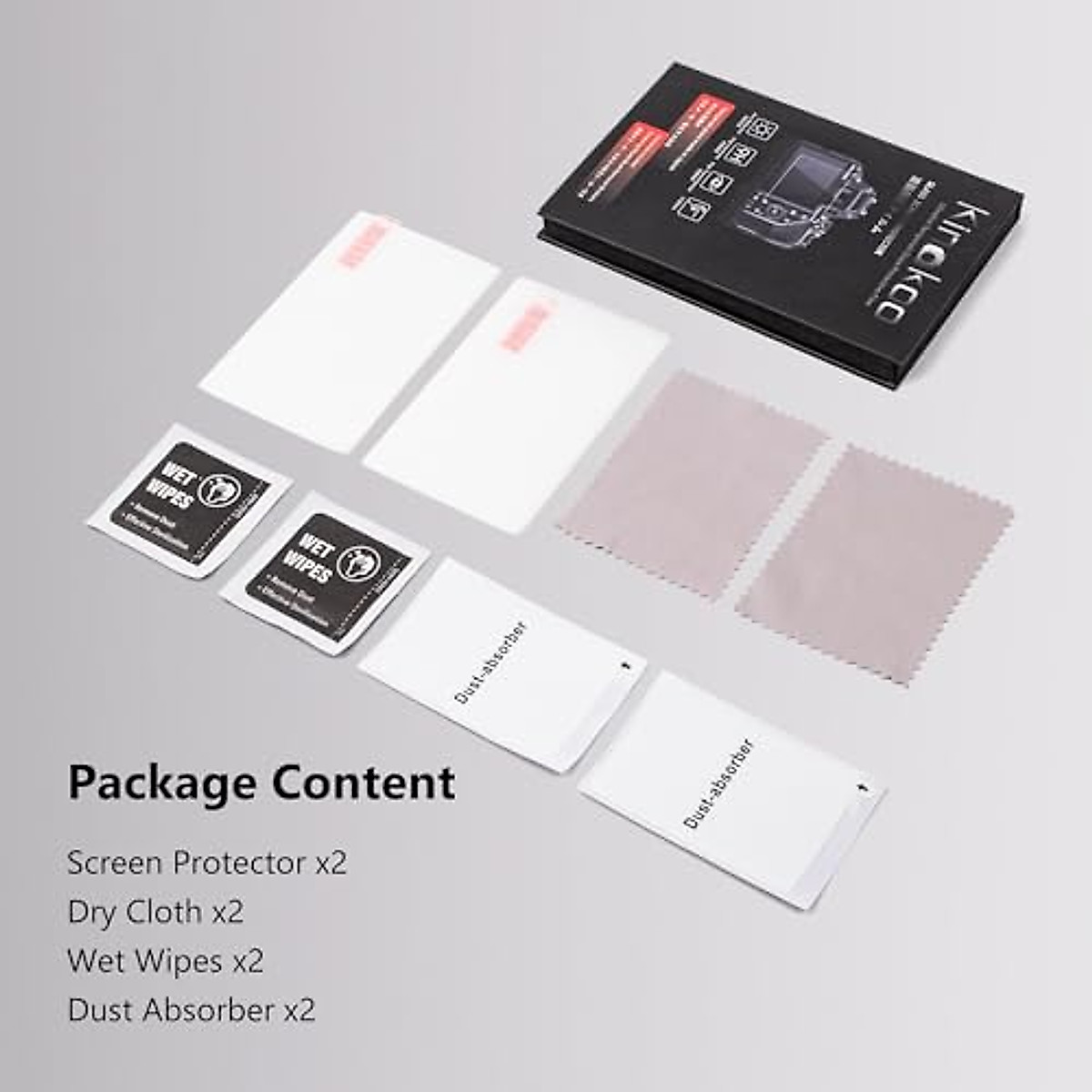 kinokoo Screen Protector for Sony A7R5/A7R V/A9 III Camera, 0.25mm 9H Hardness Sony A7R V/Alpha 7R V/A7RM5/A9M3/A9 III Tempered Glass Film - Anti-Fingerprint & Anti-Scratch (2 Pack)