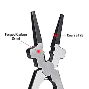 WISEPRO Drop Forged MIG Welding Pliers,8 Inch Multi-Purpose Welding Plier for Cutting Welding Wires,Hammering and Removing Spatters