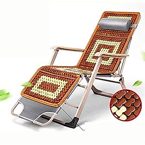 XZGDEN Lightweight Adjustable Lounge Chair Chaise, with headrest Armrest Lounger Chair Recliner Nap Bed Back Chair Outdoor Patio Garden Camping Beach