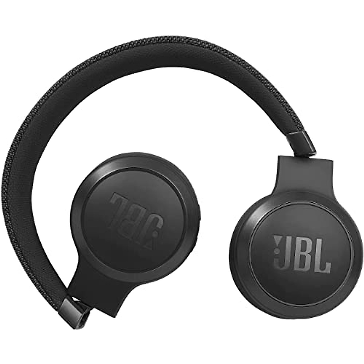 JBL Live 460NC Wireless On-Ear Noise-Cancelling Headphones Bundle with Carrying Case (Black)