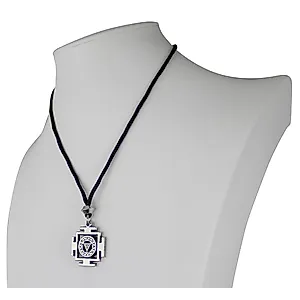 Pewter Kali Yantra of Transformation Hindu Goddess Pendant