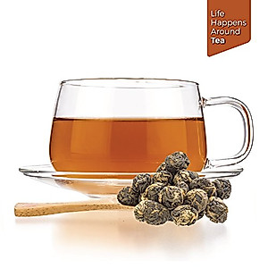 Tealyra - Black Dragon Pearls - Yunnan Special Black Tea - Loose Leaf Tea - Premium Tea - Bold Caffeine - Organically Grown - 110g (4-ounce)