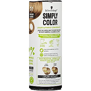 Schwarzkopf Simply Color Permanent Hair Color, 8.0 Medium Blonde
