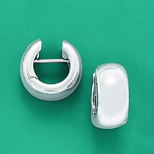 Ross-Simons Italian Sterling Silver Huggie Hoop Earrings