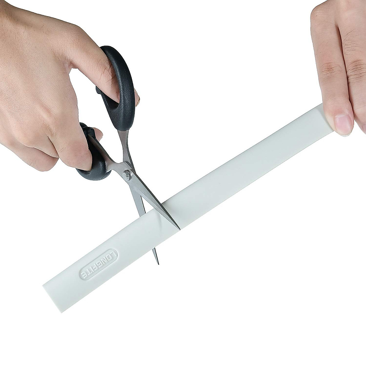 LONGFITE Corner Protectors and Edge Guards Baby Proof Corner Covers and Bumpers Cushion Top Grade Silicone Non-Choking Risk with Strong Stickiness (8 Pack) (Edge Guards Gray, Edge)